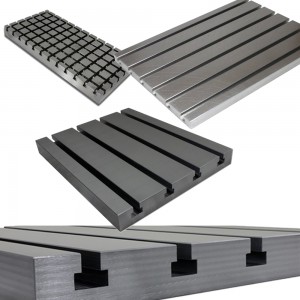 T-slot plates in aluminium and steel - CNC Clamping