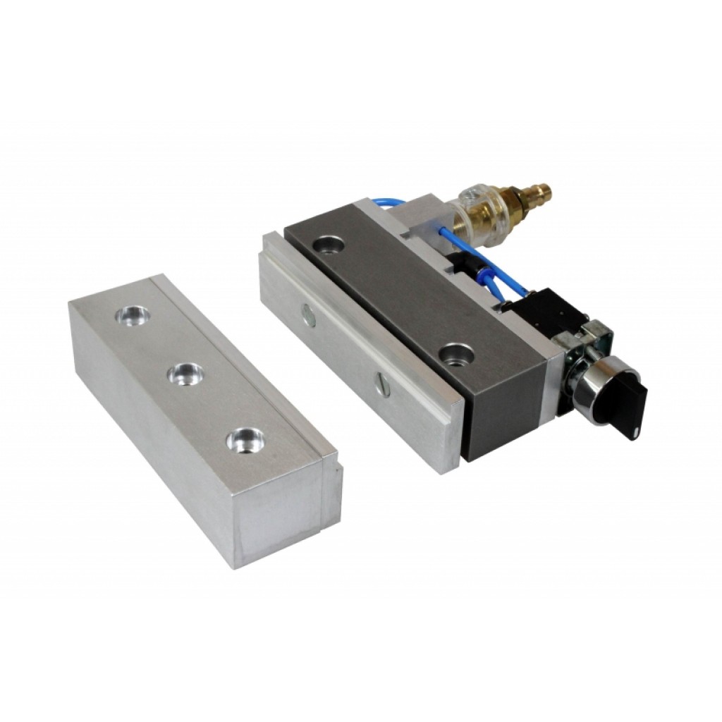 Pneumatic CNC clamping - cast aluminium chuck jaw clamps PS-150 AL ...